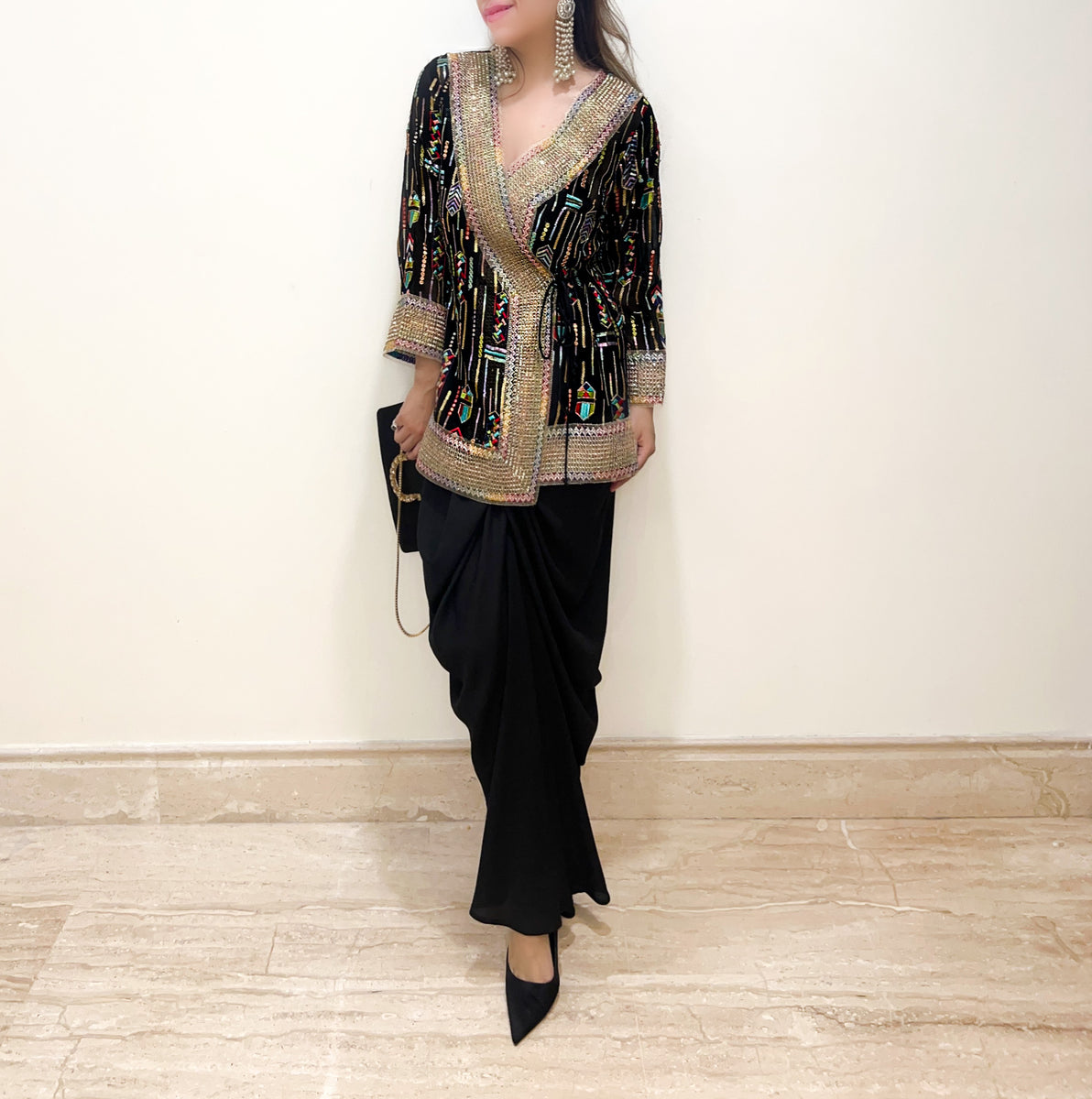 Huda Drape Skirt – TPS Clothing